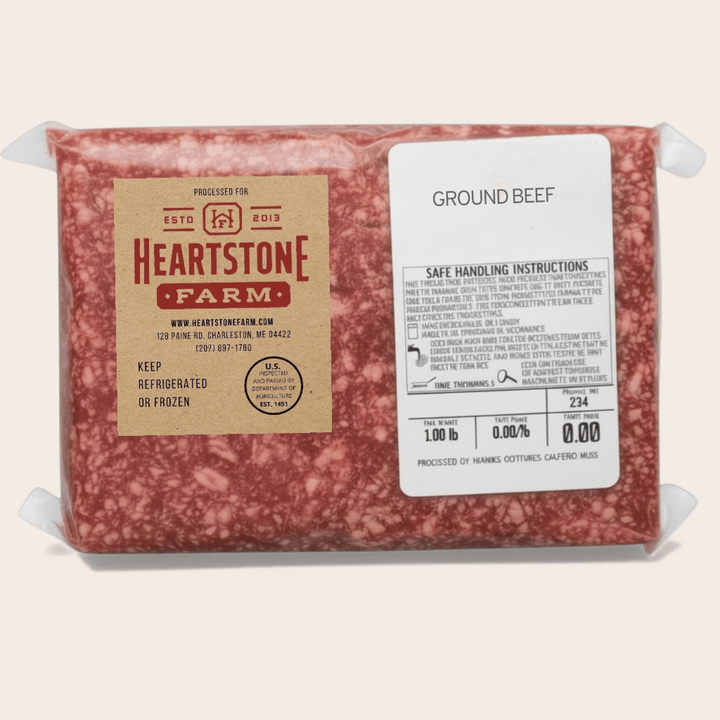 Burgers & Ground Beef | Farm-Raised Beef | Heartstone Farm